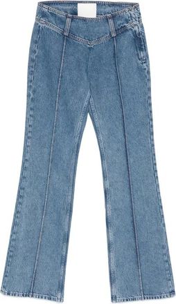Mother Femme, Jeans, Bleu, Taille: W27 Flared Jeans