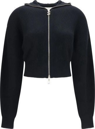 Sportmax Balco Rippstrick-Cardigan - - Knitwear - Damen - Schwarzk - S