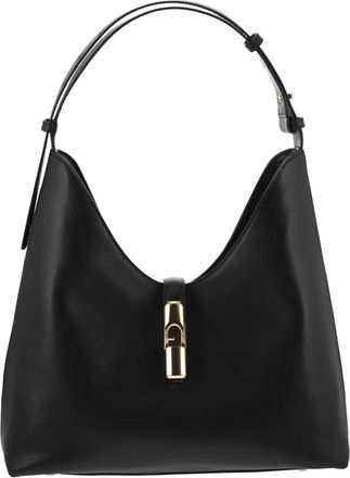Furla Hobo Bags - Goccia M - Shoulder Bag - Gr. unisize - in Schwarz - f&uuml;r Damen