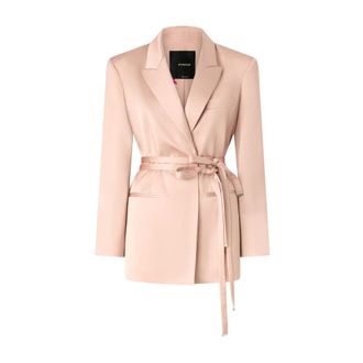 Pinko Pinko, Femme, Vestes, Rose, Taille: 38 FR Rapa Jacket