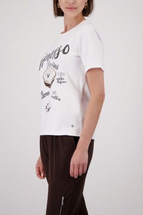 Monari Rundhalsshirt mit Frontprint