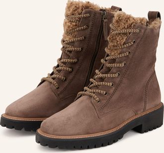 Paul Green Schn&uuml;rboots braun