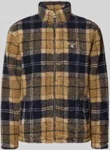 Barbour Regular Fit Fleecejacke mit Allover-Muster