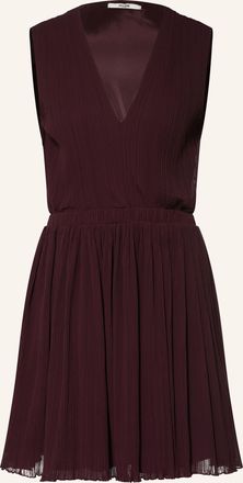 Maje Kleid Mit Plissees Und Cut-Out lila