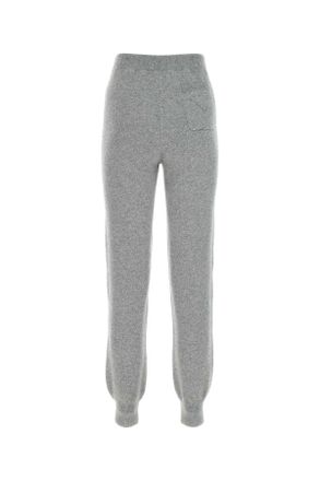 Prada Womens Grey Cashmere Joggers Grigio Exterior: Pantaloni Trousers