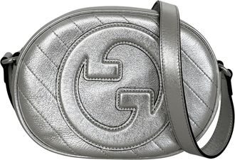 Gucci Hobo Bags - Gucci Blondie Mini Shoulder Bag Silver - Gr. unisize - in Silber - f&uuml;r Damen