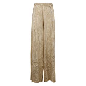 Avant Toi Femme, Pantalons, Beige, Taille: 38 FR Wide Pantalons