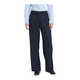 Ichi Ichi, Femme, Pantalons, Bleu, Taille: 46 FR Wide Pantalons