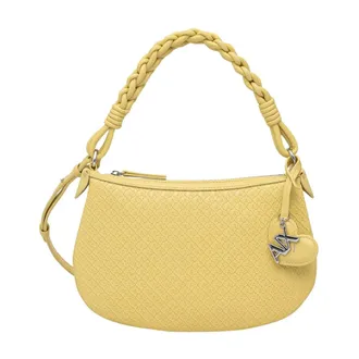 A|X Armani Exchange Femme, Sacs, Jaune, Taille: ONE Size Sac bandouli&egrave;re mini monogramm&eacute;