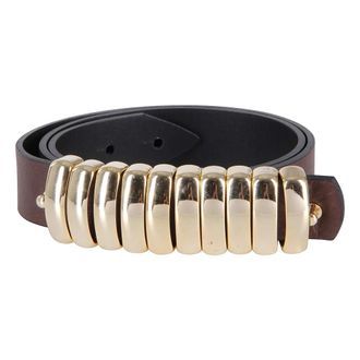 Federica Tosi Bold Belt - - Accessories - Damen - Braun - XS/S