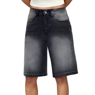 Generic Short Femme Jean Pantalon Court en Denim Skinny Shorts Et Bermudas Femme Short De Sortie Tendance Club Wear Plage Femmes