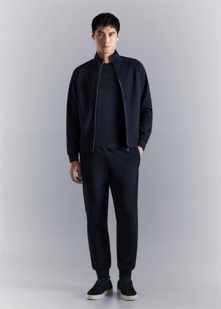 Mango Pantalon jogging confort extensible bleu marine - Homme - XXL - MANGO MAN