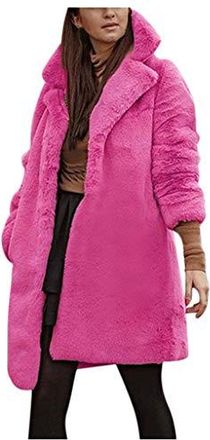 Generic Veste polaire sherpa pour femme - Manteau dhiver chaud pour femme - Vêtement dextérieur pelucheux pour lhiver, la vie quotidienne, cadeaux de Noël, ro