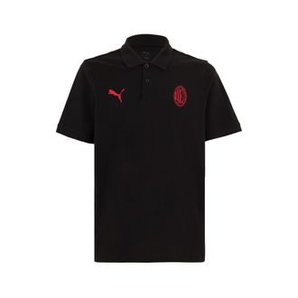 A.C. Milan Polo Ftbless T-Shirt mit Puma-Logo, offizielles Produkt, Unisex-Erwachsene, Schwarz, S