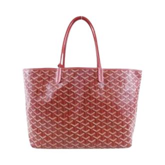 Goyard Pre-owned Saint Louis Coated Canvas Tote Bag - - Pre-owned - Damen - Rot - ONE SIZE