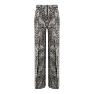 Missoni Ma&szlig;geschneiderte Viskose-Lam&eacute;-Hose mit Pailletten - - Trousers - Damen - Mehrfarbig - M