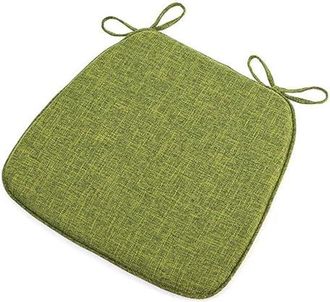 Generic Coussins de chaise avec attaches 45 x 43 cm - Coussins de chaise de cuisine en mousse à mémoire de forme avec attaches - 45 cm - Antidérapants - Pour 