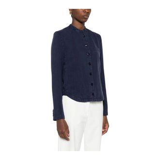 Emporio Armani Hemdkragen Hemd - - Blouses & Shirts - Damen - Lila - S