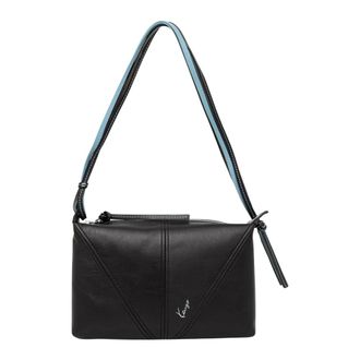 Kenzo Sac &agrave; bandouli&egrave;re en cuir lisse - Femme - Sacs - Noir - Taille: ONE Size