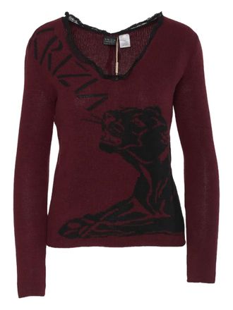 Krizia pull en cachemire - Vert