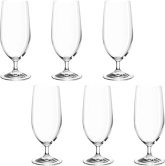 Montana pure Bier-Gläser, 6er Set, spülmaschinenfeste Bier-Tulpen, Bier-Kelche im modernen Stil, Glas-Kelche für Bier, Bier-Krüge, 360 ml, 042389