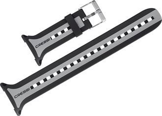 Cressi Armband Für Tauchen Computer Strap Leonardo, Schwarz/Grün, KZ770050