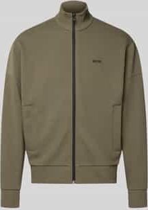 HUGO BOSS Regular Fit Sweatjacke aus Baumwoll-Mix Modell SW_Union Skaz