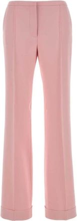 Alberta Ferretti Femme, Pantalons, Rose, Taille: 38 FR Crepe Pant