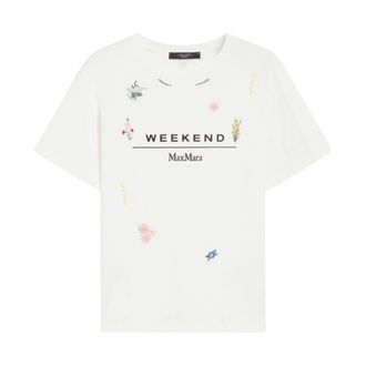 Max Mara Femme, Tops, Blanc, Taille: 36 FR Olga T-shirt