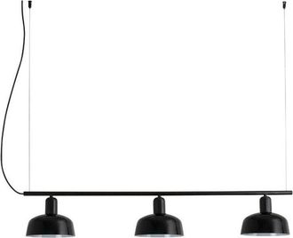 Faro Barcelona Faro Tatawin Lineal Petite suspension noire Lineal Dome