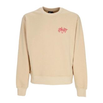 Dolly Noire Beige Desert Beatle Crewneck Sweatshirt - - Sweatshirts & Hoodies - Herren - Beige - S