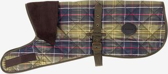 Barbour Gesteppter Hundemantel mit Tartanmuster in