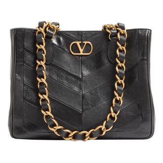 Valentino Small Tote Laseine - - Bags - Damen - Schwarzk - ONE SIZE