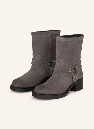 Mrs & Hugs Mrs & Hugs Biker Boots grau