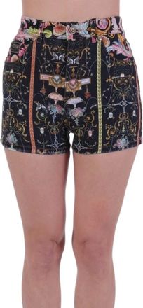 Versace Jeans Couture Femme, Shorts, Multicolore, Taille: W28 Wdp520 Print MIX Short Shorts