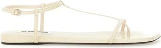 Jil Sander Femme, Chaussures, Beige, Taille: 36 EU Leather Sandal