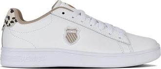 K-Swiss Baskets Court Shield II pour Femme, Blanc léopard Blanc, 38 EU
