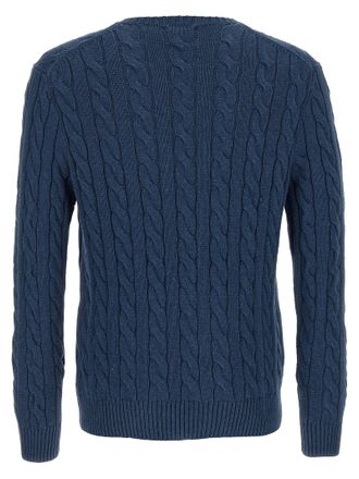 Polo Ralph Lauren Cable-Knit Cotton Sweater - Navy