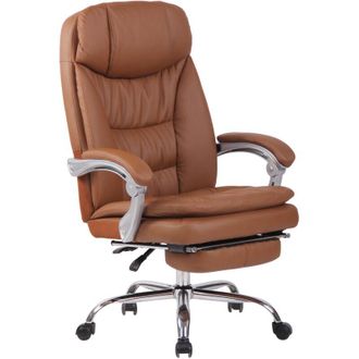 Clp Chaise de bureau xl troy en marron clair - comme