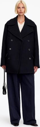 Arket Cabanjacke Aus Wollmischung -Blau