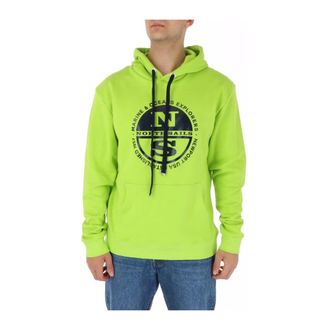 North Sails Gr&uuml;ner Print Sweatshirt f&uuml;r M&auml;nner - - Sweatshirts & Hoodies - Herren - Gr&uuml;n - M
