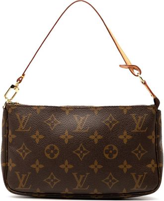 Louis Vuitton Hobo Bags - Monogram Pochette Accessoires - Gr. unisize - in Braun - für Damen