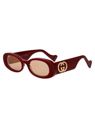 Gucci Womens Sunglasses Gg0517s Burgundy Acetate Burgundy-Burgundy-Brown Burgundy/burgundy/brown