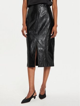 Marella Rock aus Kunstleder Biagio 2423106071 Schwarz Regular Fit