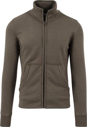 Urban Classics Herren Loose Terry Zip Jacket Jacke, Grün (Olive 176), Medium (Herstellergröße: M)