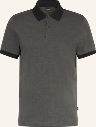 HUGO BOSS Piqu&eacute;-Poloshirt Parlay schwarz