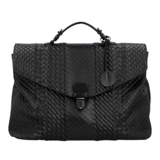 Bottega Veneta Pre-owned Intrecciato Aktentasche - - Pre-owned - Damen - Schwarzk - ONE SIZE