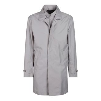 Fay Doppelreihige Jacke f&uuml;r den Morgen-Look - - Coats - Herren - Grau - L