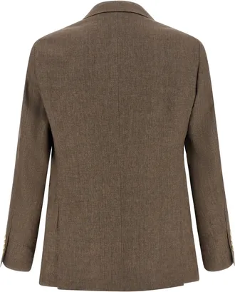 Brunello Cucinelli Cavallo Blazer - Brown