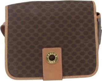 Celine Sac bandouli&egrave;re vintage Macadam Pre-owned - Femme - Pre-owned - Brun - Taille: ONE Size